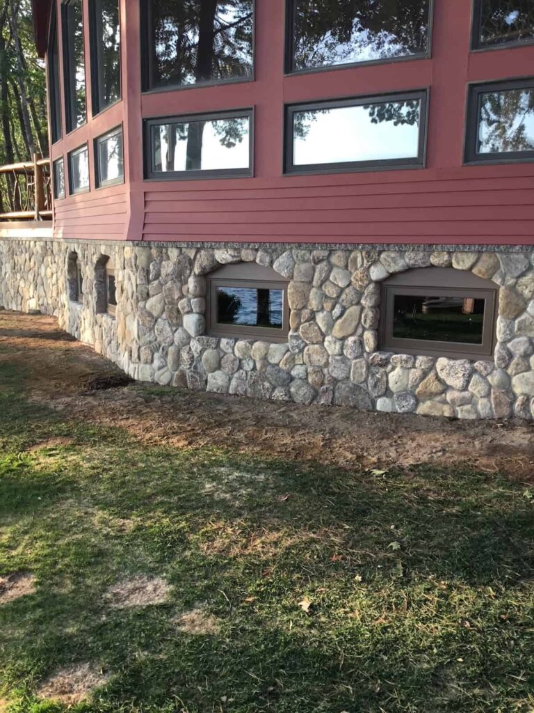 Replacing Lattice with a Natural Stone Foundation - Stoneyard
