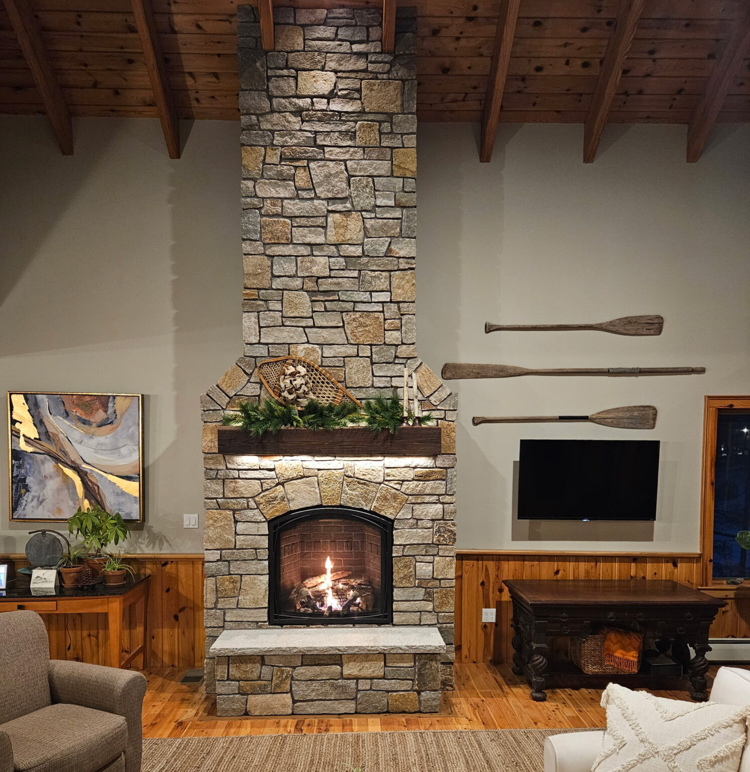 New Hampshire Hearth: A Lake House Fireplace - Stoneyard